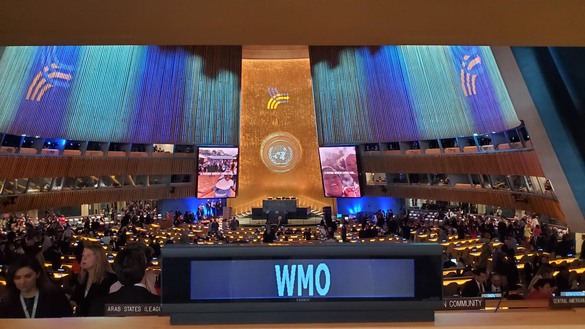 UN General Assembly highlights WMO’s leadership on early warnings and climate action